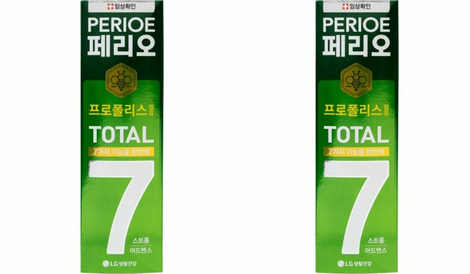 Perioe Зубная паста комплексного действия Total 7 strong,120 г,2 шт