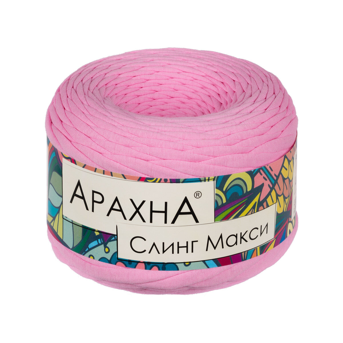 Пряжа ARACHNA "Sling Maxi" 4 шт. по 300 г 100 м 100% хлопок №61 розовый