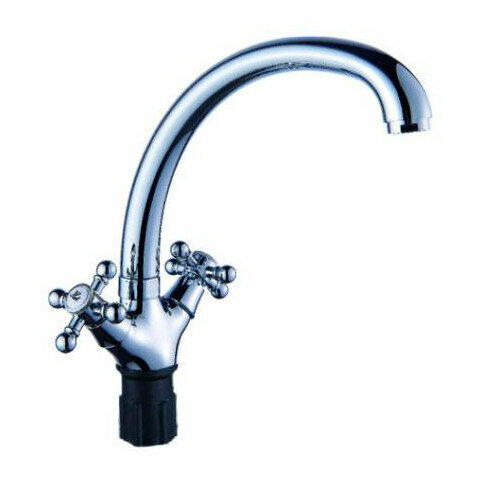 Смеситель для кухни с высоким изливом Эверест (Everest) Хром (B42-333)