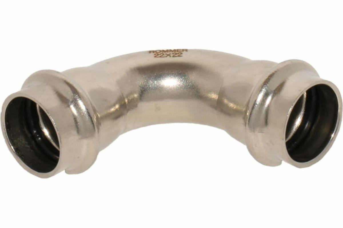 Угольник из нержавеющей стали Rommer 90° ВПр-ВПр 15 мм