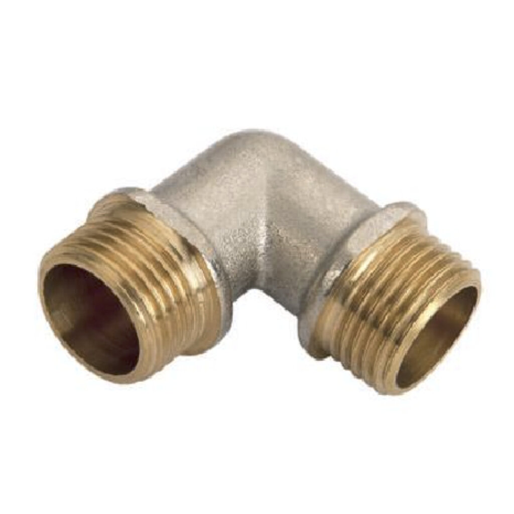 Уголок резьбовой латунный Frap F326.0505 Ш-Ш, 3/4"