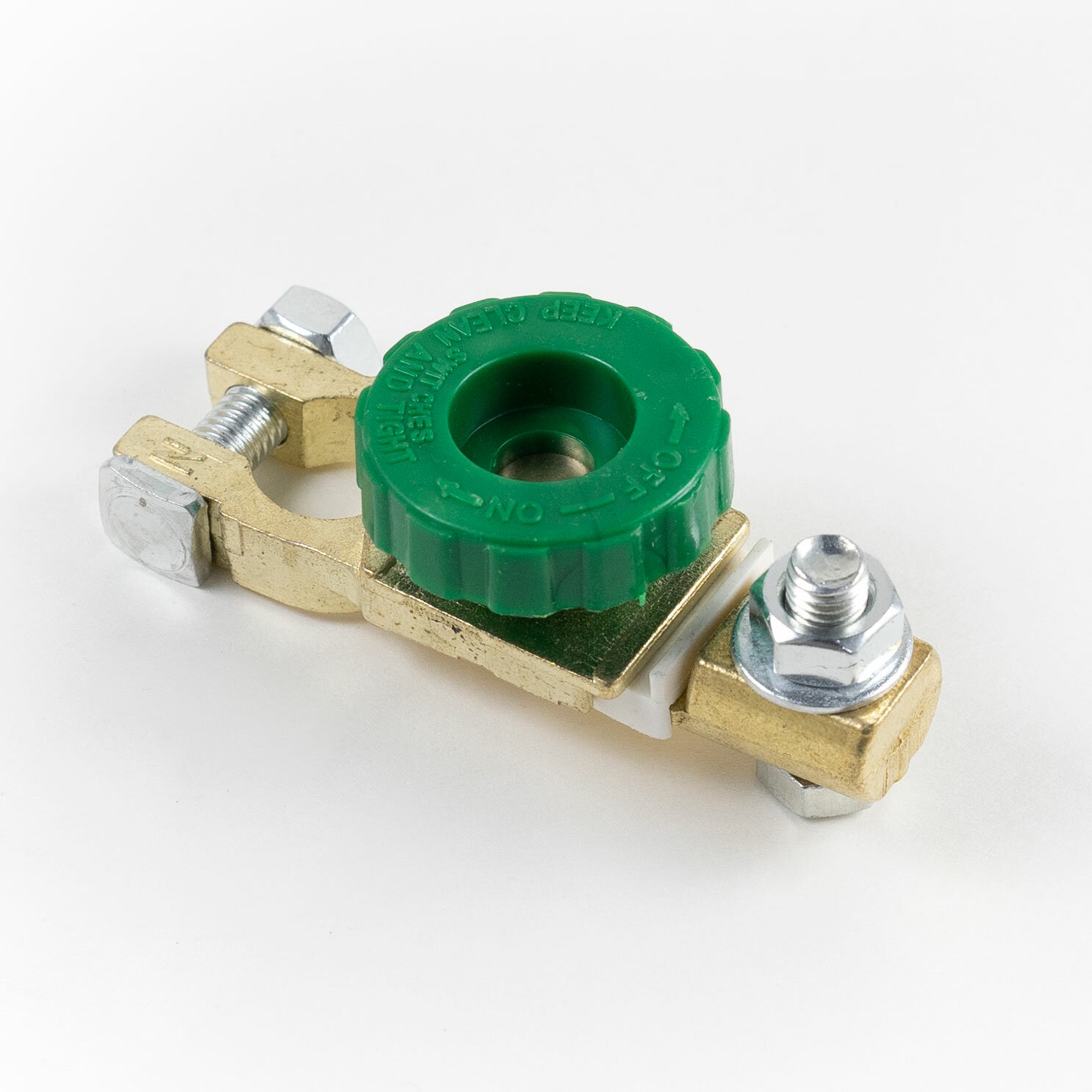 Клемма АКБ NF46B латунь минус (с выключателем массы, под болт М8), 1шт. (TSA)