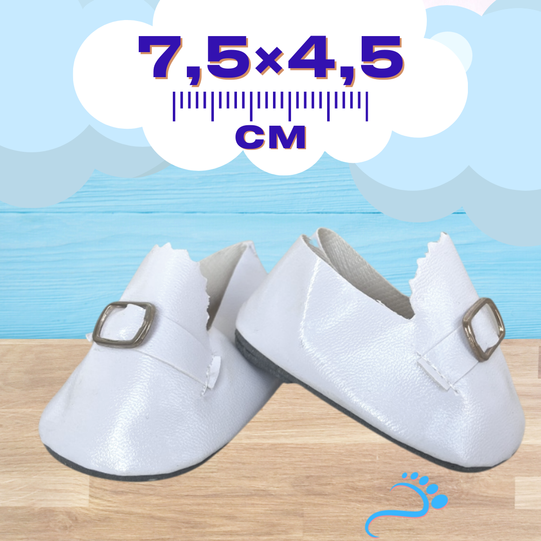 Обувь для кукол , размер подошвы 7,5 х 4,5 см