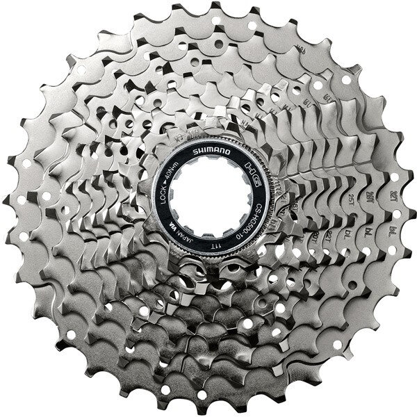 Кассета 10ск. KCSHG50010125 2-8291 TIAGRA 10х11-25 никелир. серебр. без уп. SHIMANO (Япония)