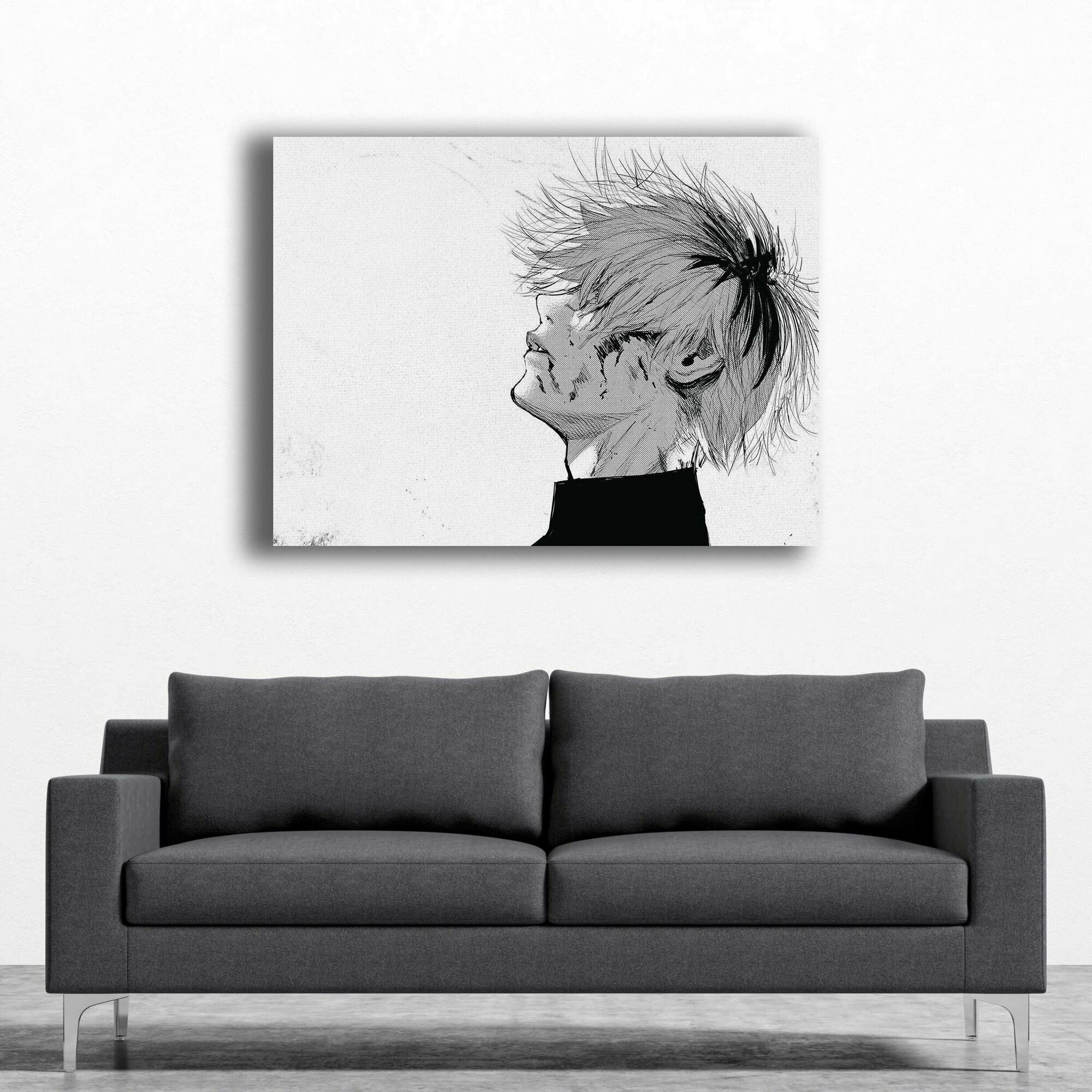 Интерьерная картина на холсте / dead inside / zxc 50*70