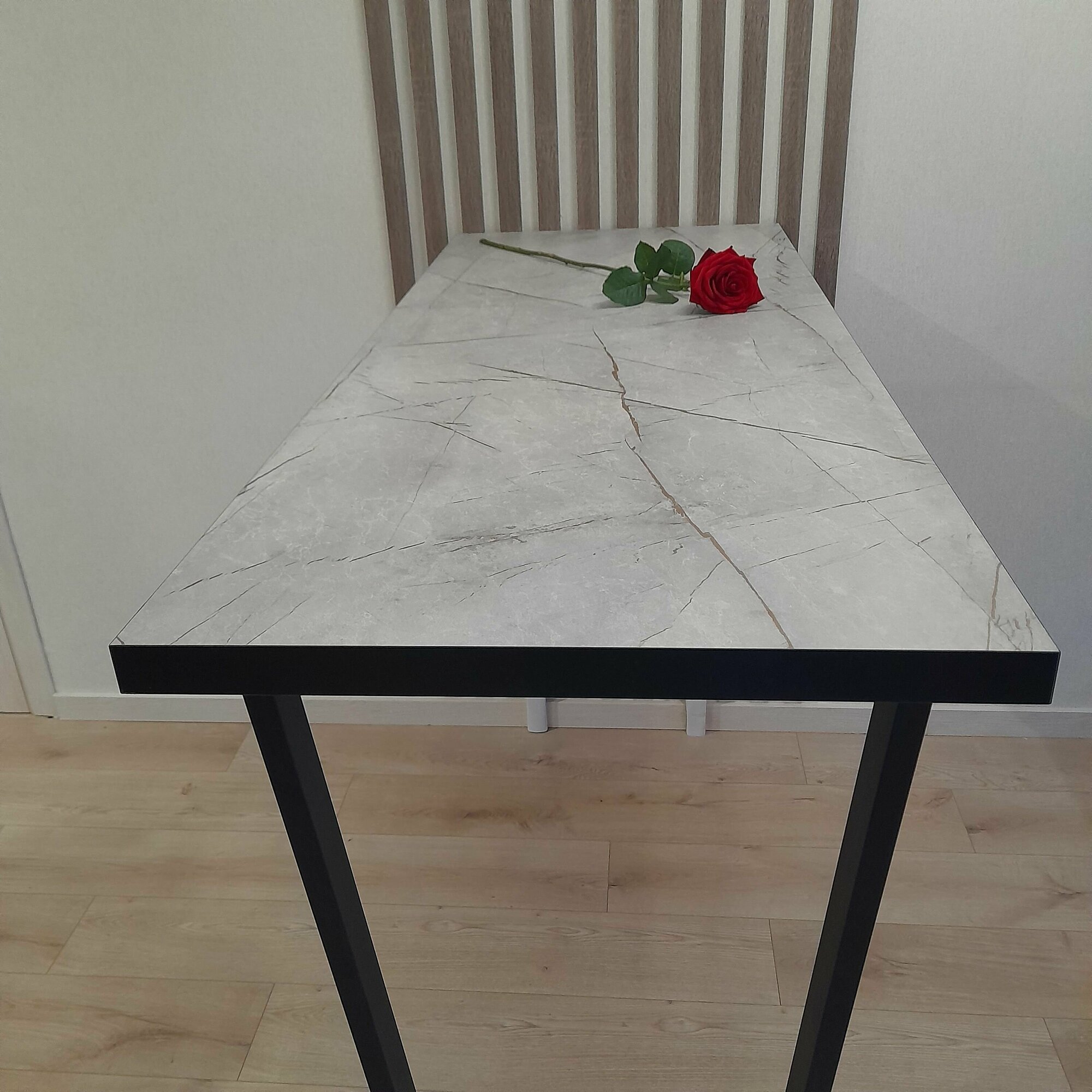 Барная стойка Лофт-14Ч Каспий серый, 120х50