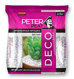 Мраморная крошка Белая, фракция 10-20, 15 кг