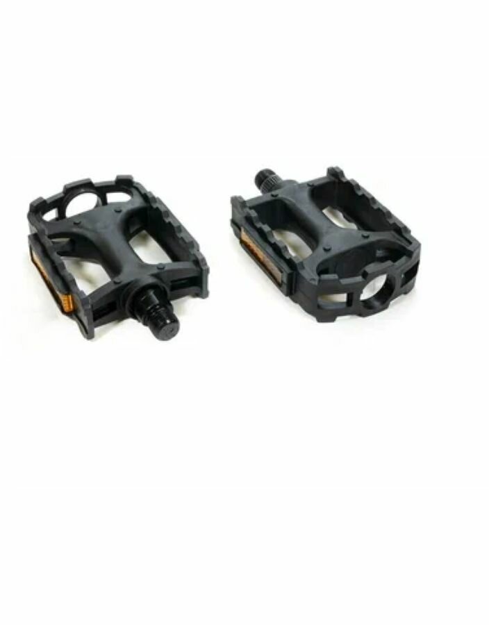 Педали TRIX MTB пластиковые, 105x82мм, резьба 9/16", черные