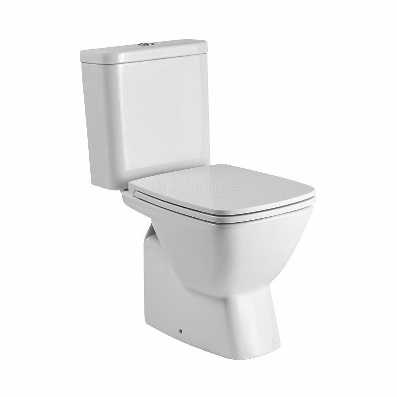 Унитаз-компакт Santek Нео напольный, тонкое сиденье микролифт (1. WH30.2.470)