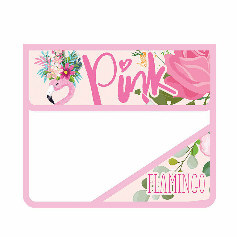 Папка для тетрадей А5 пласт, липуч, клапан+уголок ПМ-А5-03, яркий фламинго