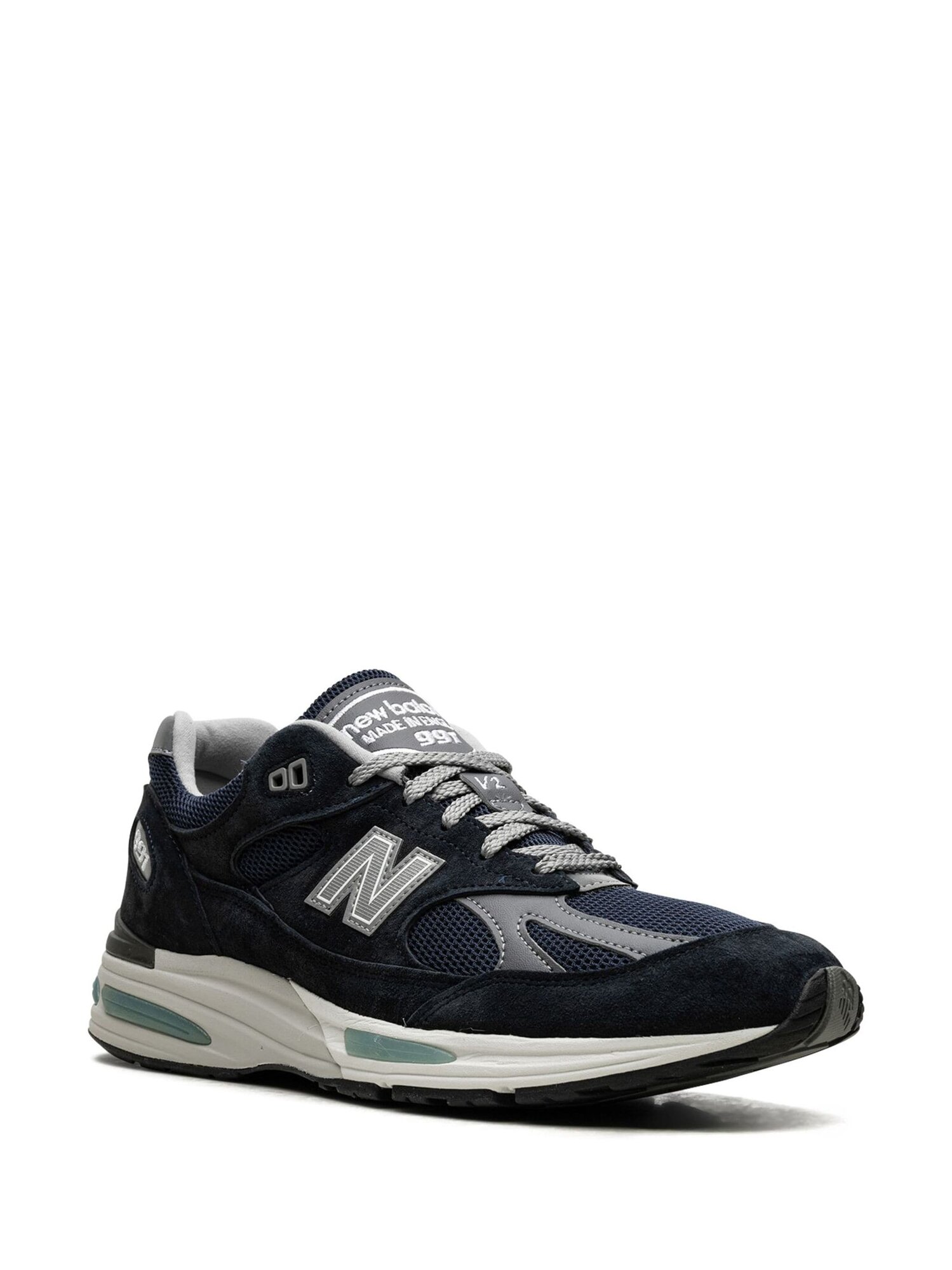 Кроссовки New Balance 991v2 Dark Navy, размер 4,5 US, синий — фото 1