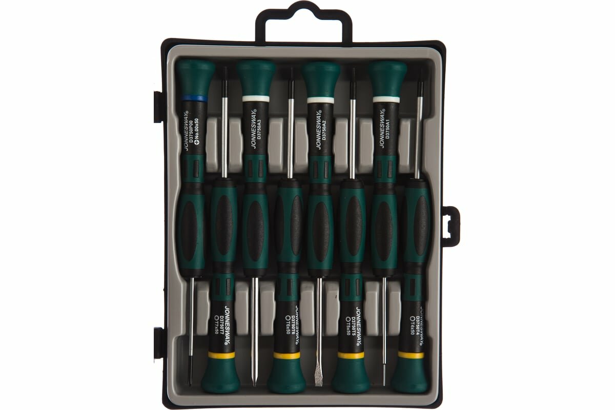 Jonnesway D3750T18S Набор прецизионных отверток для точной механики и электроники