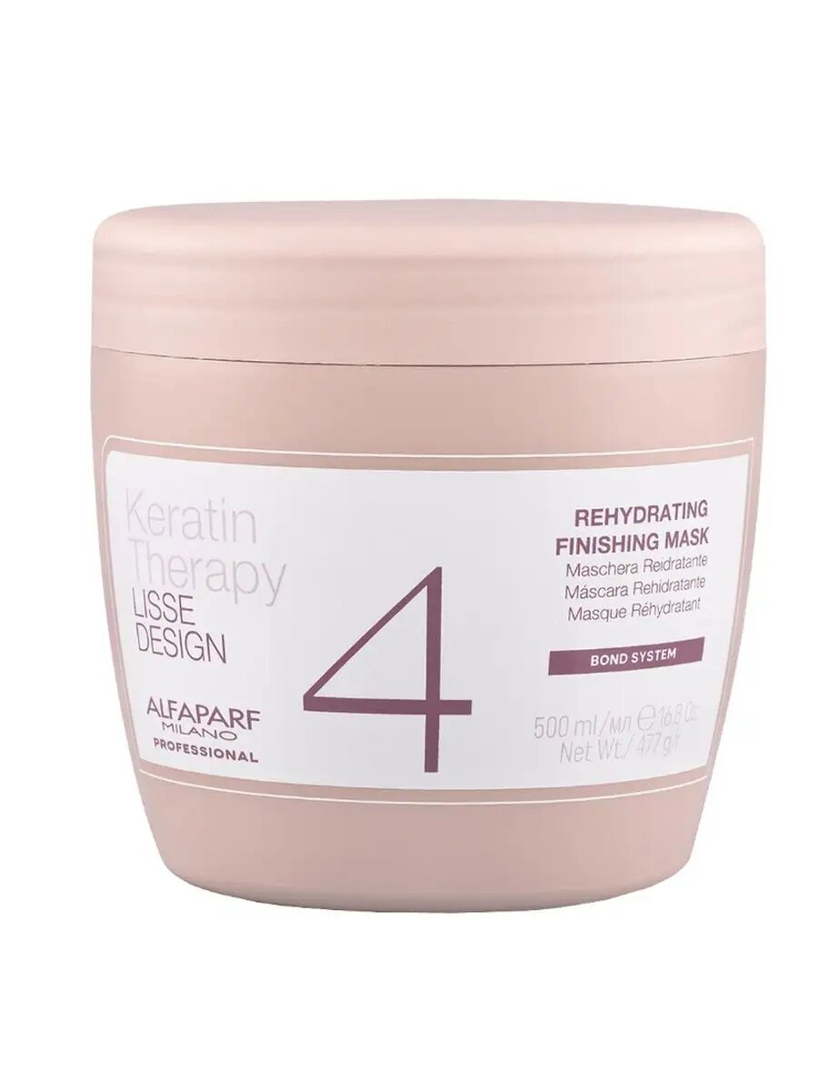Alfaparf Lisse Design Keratin - Кератиновая увлажняющая маска 500 мл