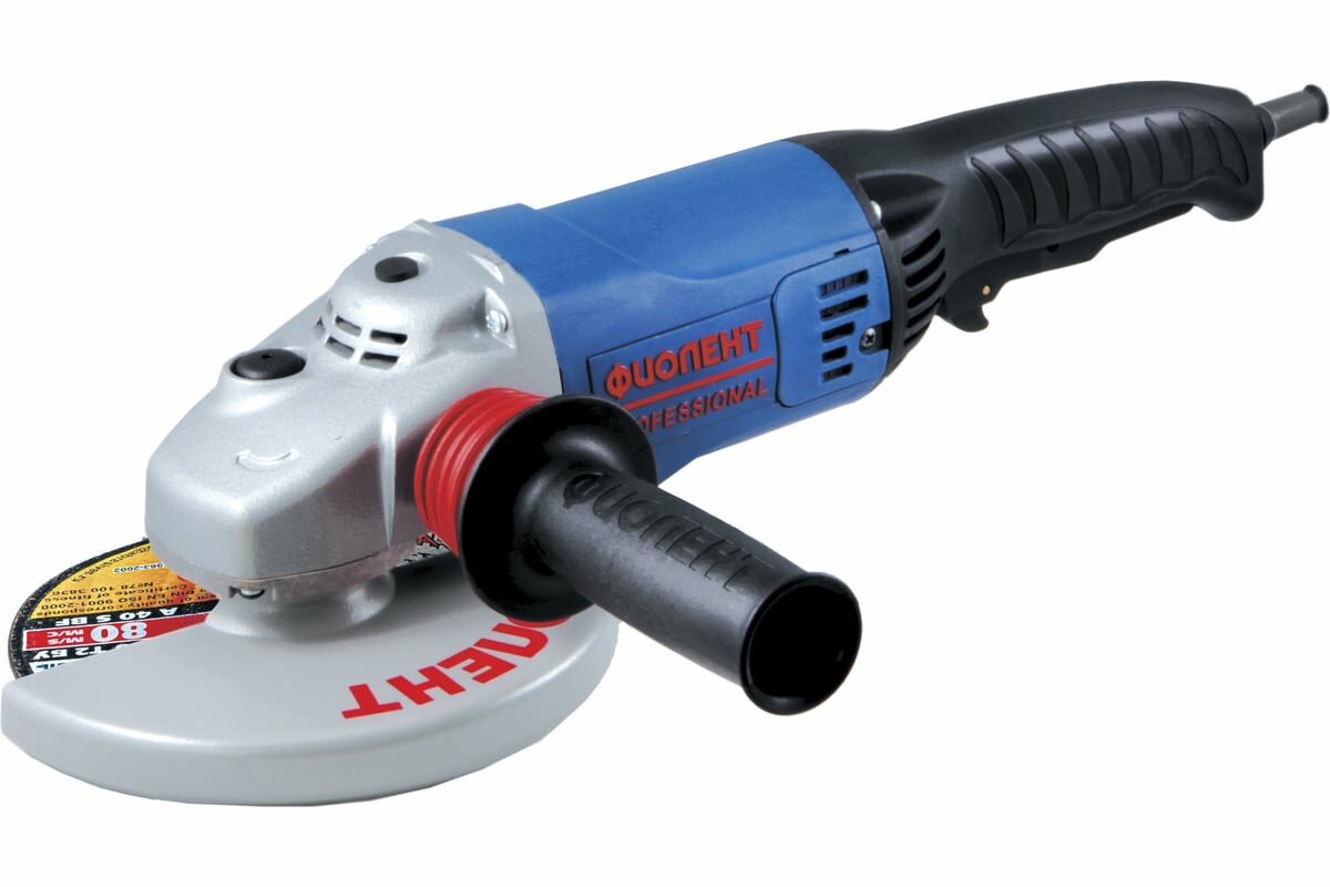 Угловая шлифмашина сетевая фиолент МШУ9-16-180 , с антивибрационной системой
