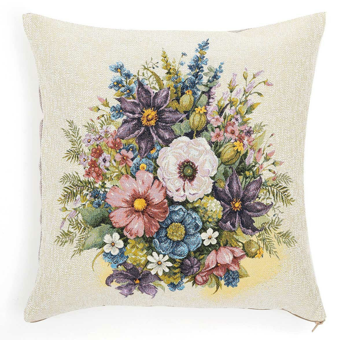 Гобеленовая наволочка Магазин Гобеленов "Букет" 45*45 см