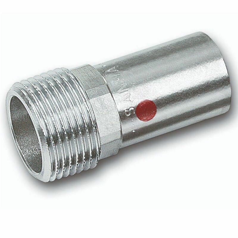 Переходник 22-3/4", Sanha Therm, 24280G, труба-резьба наружная, сталь (цинк)