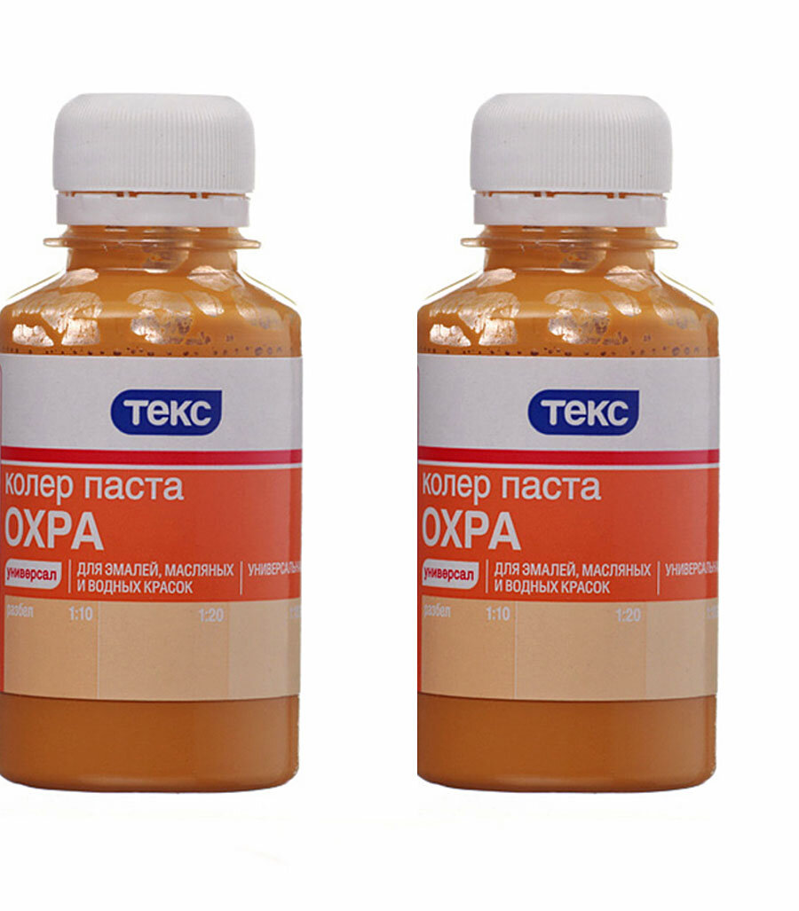 Колер паста Текс Универсал охра №9 0,1 л (2 шт.)