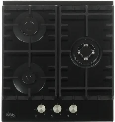 Встраиваемая варочная поверхность OASIS P-3GBT черный
