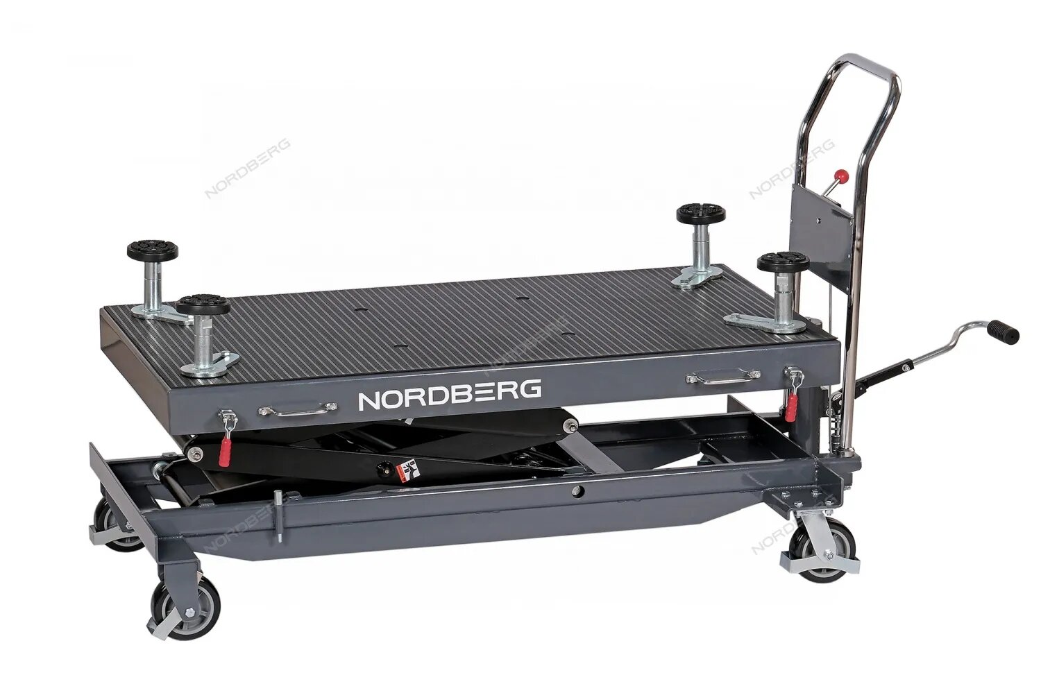 N3T1000GH Стол подъемный гидравлический 1000 кг для АКБ электромобиля, двойные ножницы NORDBERG N3T1000GH