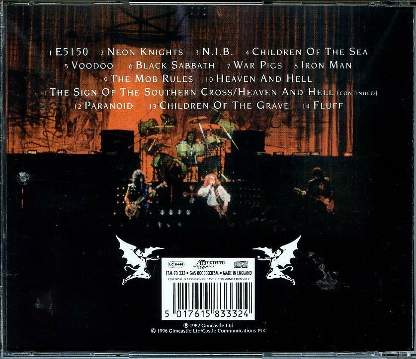 BLACK SABBATH - Live Evil 1982 г — фото 1