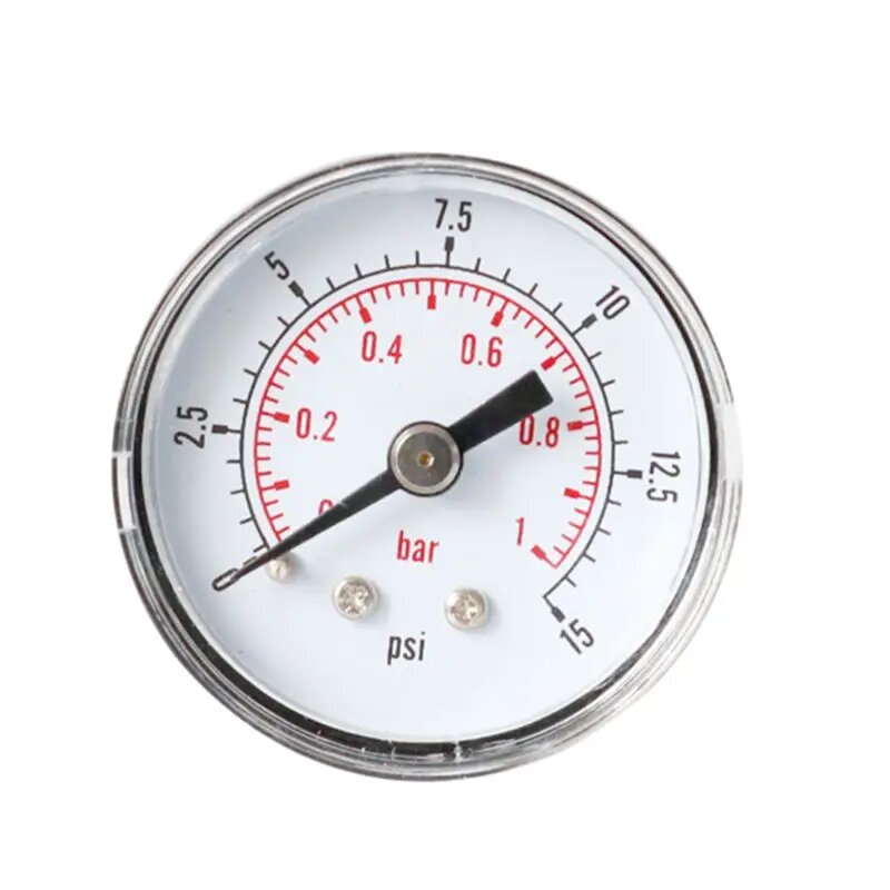 Манометр 40 мм, 15psi-1bar