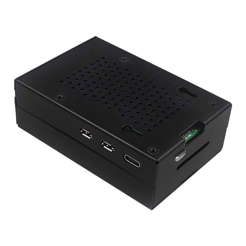 Корпус для Raspberry Pi с вентилятором, черный — фото 1