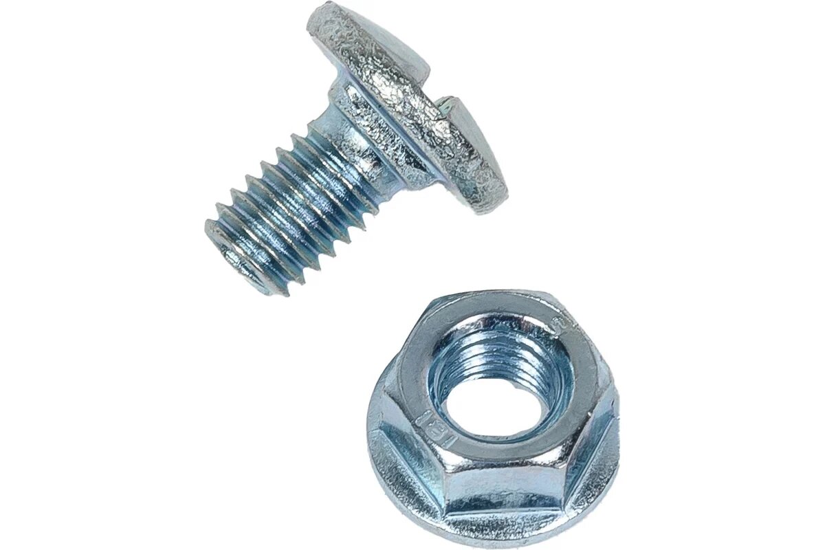 Соединительный комплект Промрукаввинт М6x10, гайка М6 DIN 6923, 100 шт PR08.2408