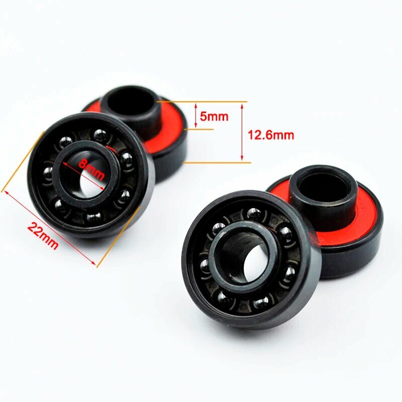 Керамические подшипники 608 2RS для скейтборда 8Pcs