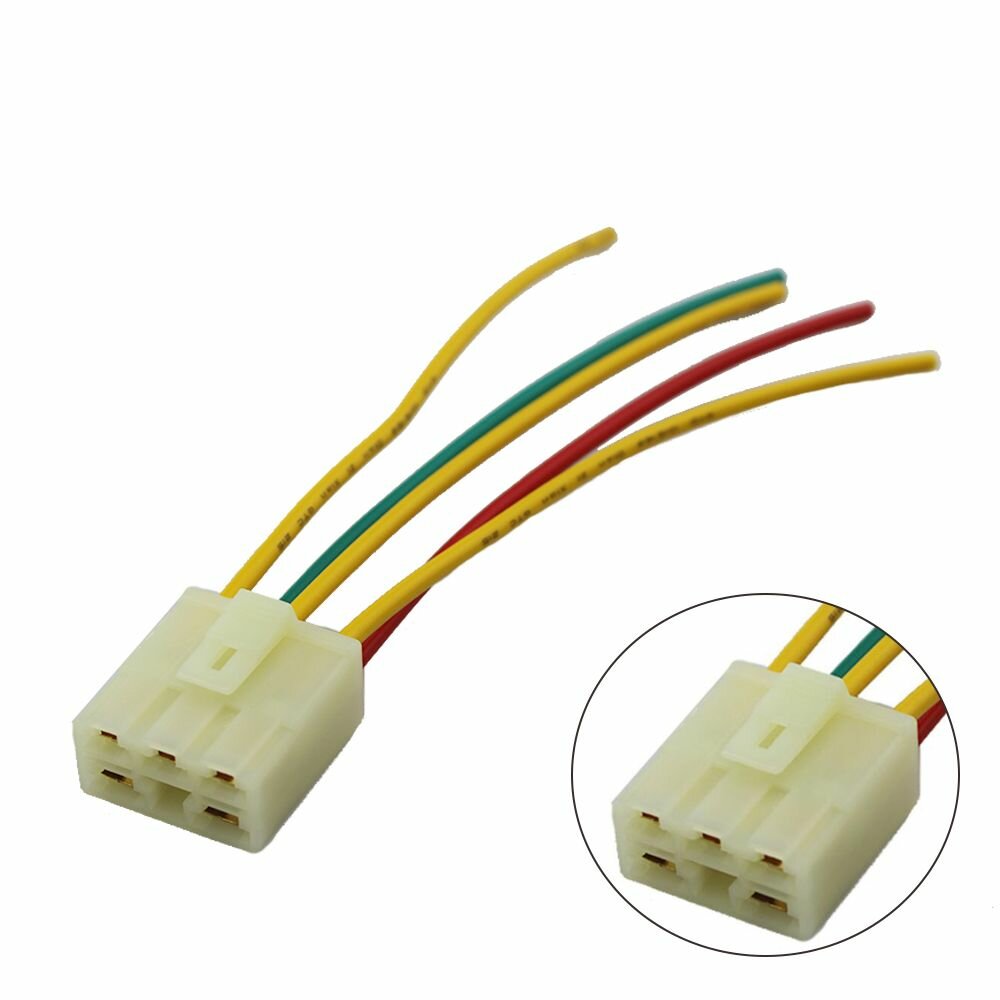 Фишка реле зарядки 5 проводов Honda