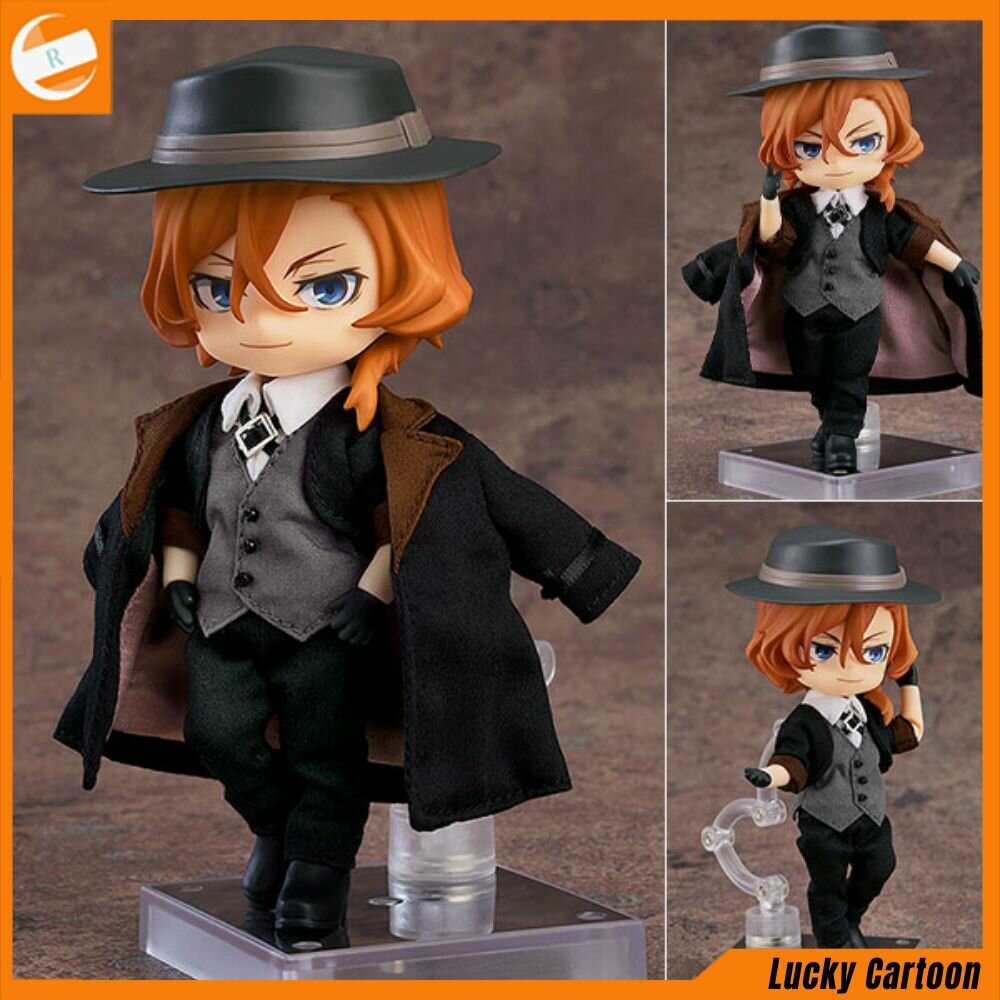 Фигурка Проза бродячих псов Чуя Накахара настоящая одежда / Bungo Stray Dogs Chuya Nakahara Нендороид (14cm)