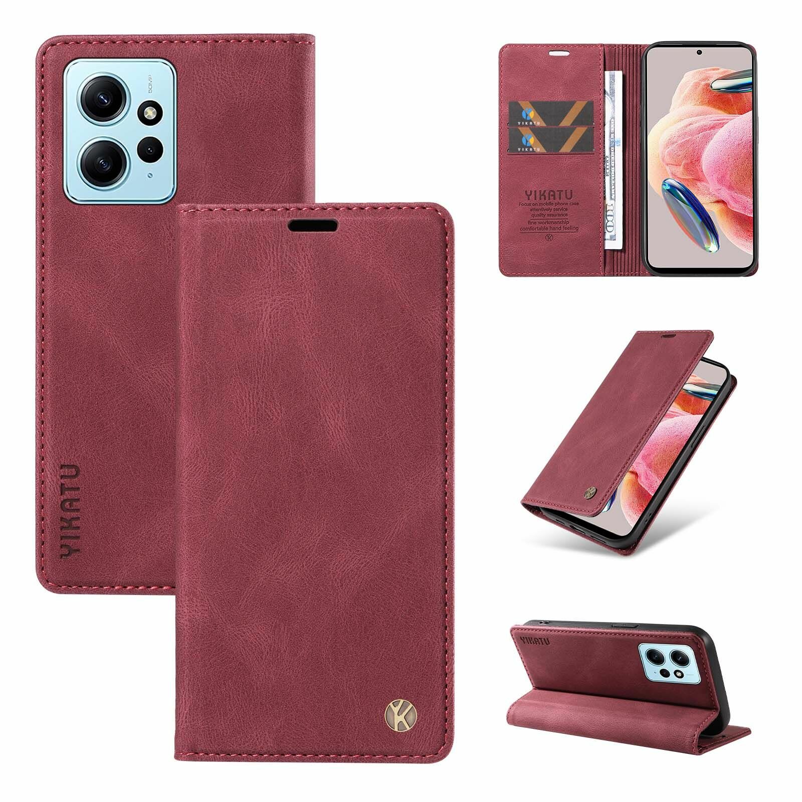 Подходит для Xiaomi Redmi Note 12 (4G) / Сяоми Редми Ноут 12 (4Джи) Магнитные пряжки, кронштейны, сейсмостойкие, новинки, подарки