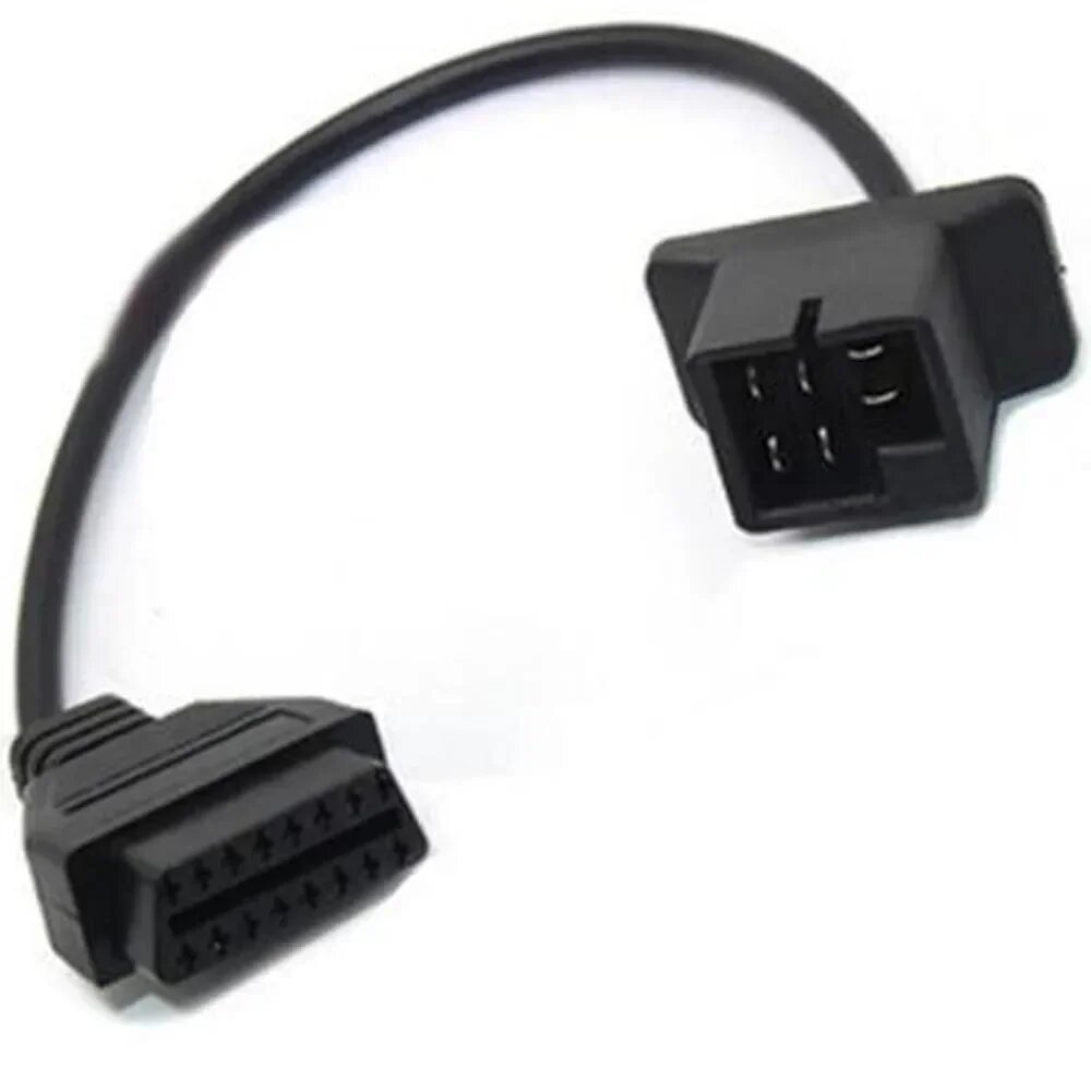OBDTOOL для кабеля 6-контактный на 16-контактный диагностический интерфейс OBD II 6-контактный адаптер для OBD2 16-контактный адаптер работает для автомобилей