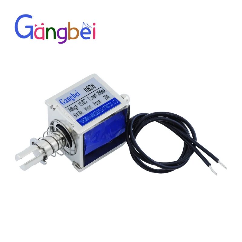 Линейный электромагнит Gangbei-0826B DC 6V 12V 24V 12V