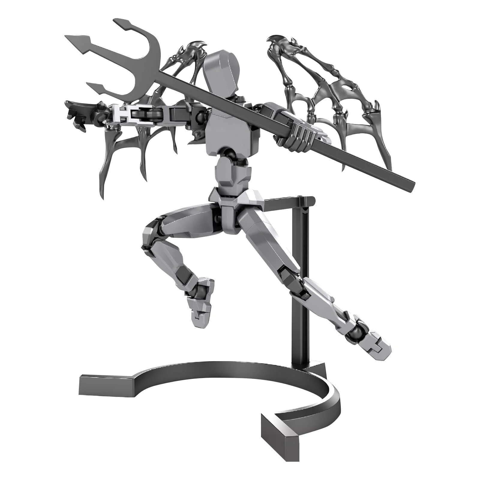 Фигурка T13 с крыльями 2 стилей и подставкой, 3D-печатная фигурка Lucky 13, многошарнирная подвижная фигурка робота 13,