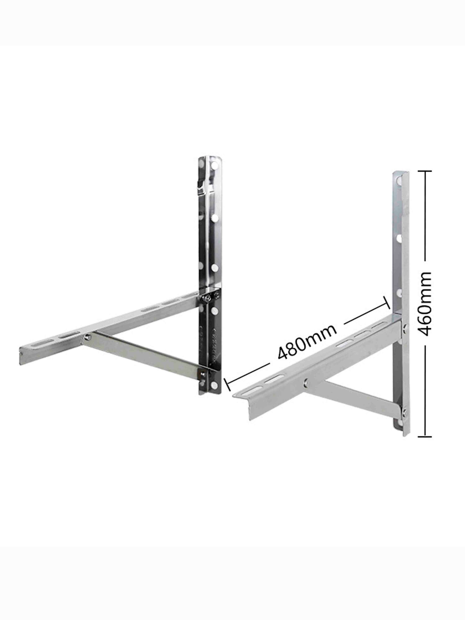 Кронштейны внешнего блока сплит-системы 480мм (нержавейка 1,75мм)