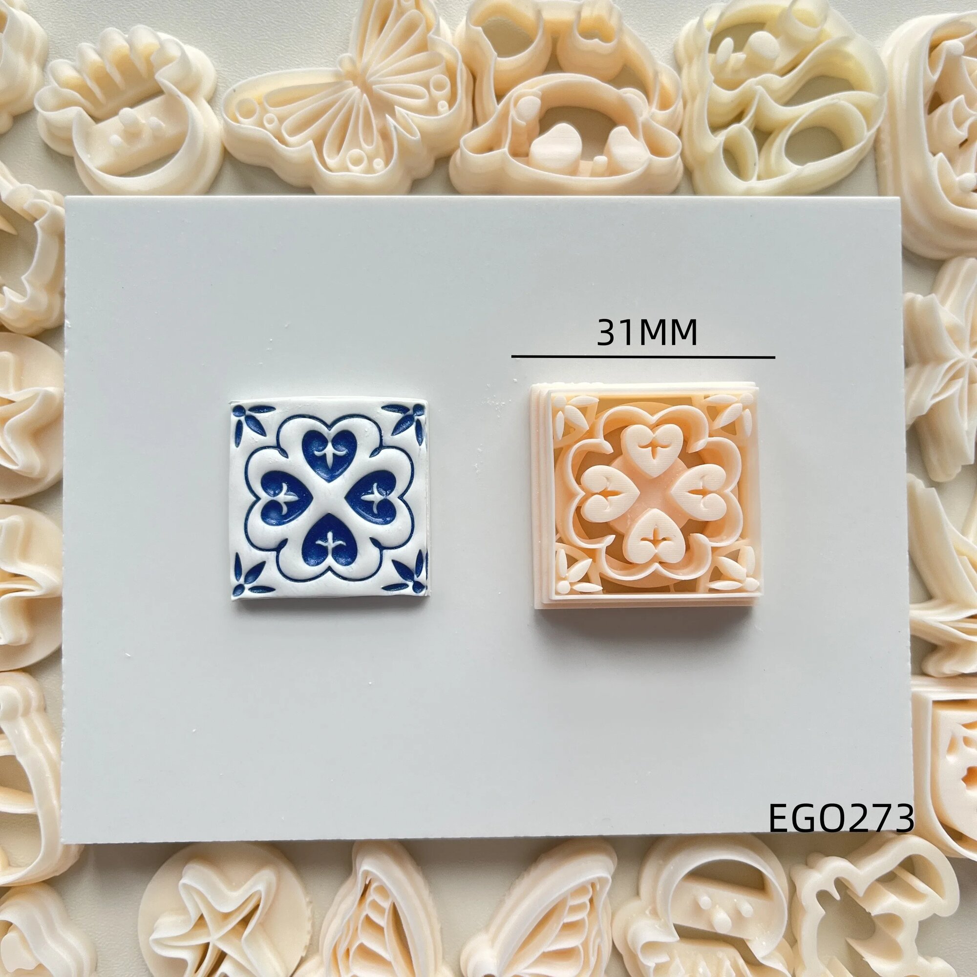 Мягкая керамика, полимерная глина, резак для глины, керамика, сделай сам, INS, французские серьги, серьги с квадратной формой, ювелирные изделия, изготовление подвесок