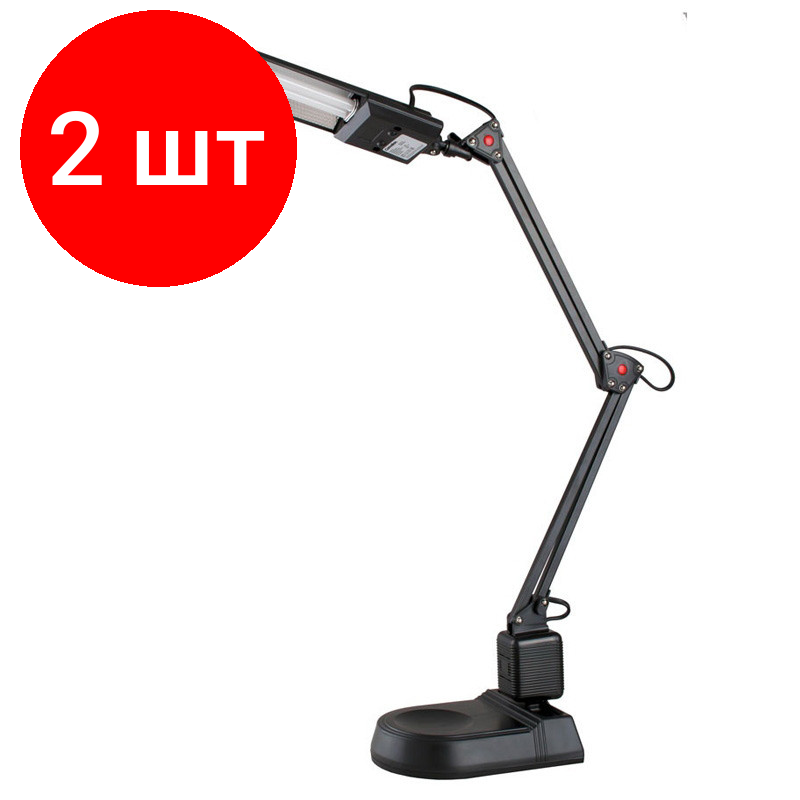 Комплект 2 штук, Светильник Camelion KD-017A 2G7 (база+струбцина) ч