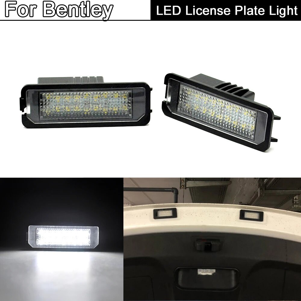 2 шт. светильник светодиодный номерной знак для Bentley Continental GT/GTC для Continental Flying Mulsanne