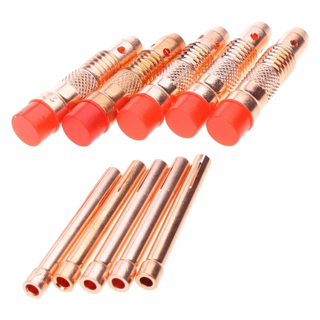 10шт Аргон-Сварочный инвертор TIG-Сварочный аппарат из вольфрама-Корпус цанги-Цанга