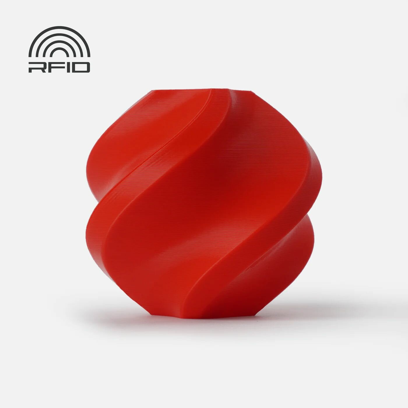 PLA Tough пластик Bambu Lab для 3D принтера 1 кг. Vermilion Red, на катушке