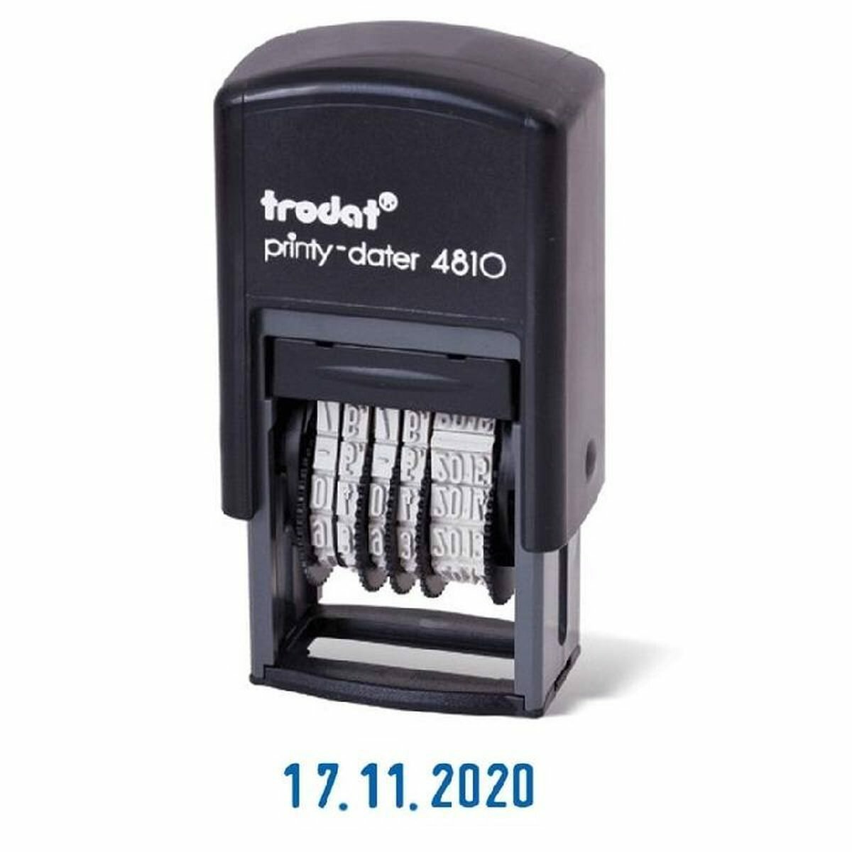 Датер автоматический ленточный Trodat 4810BANK (1 строка, 3.8мм, банк) (4810В), 10шт.