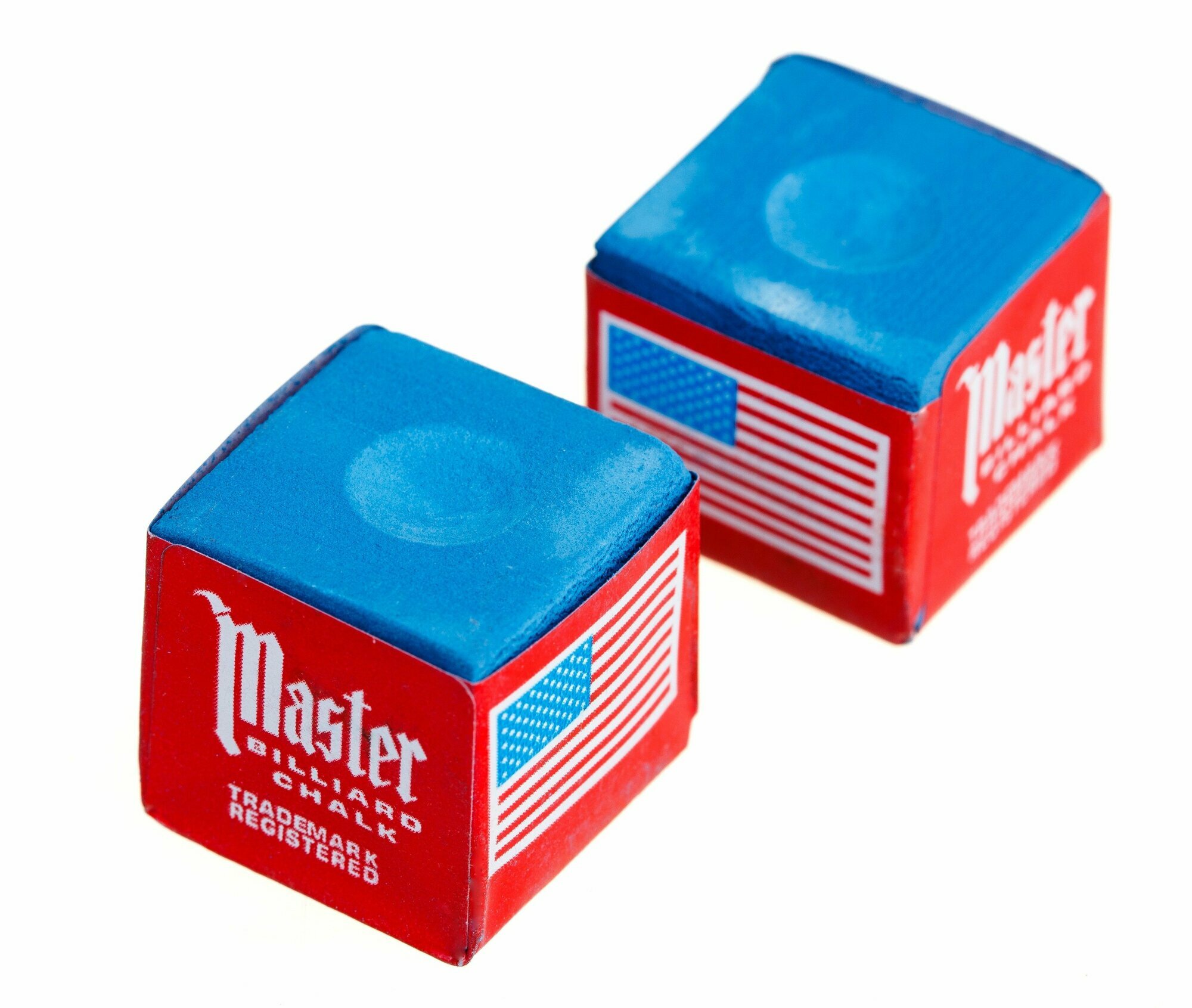 Бильярдный мел для кия синий 2 шт улучшает точность ударов и контроль шара