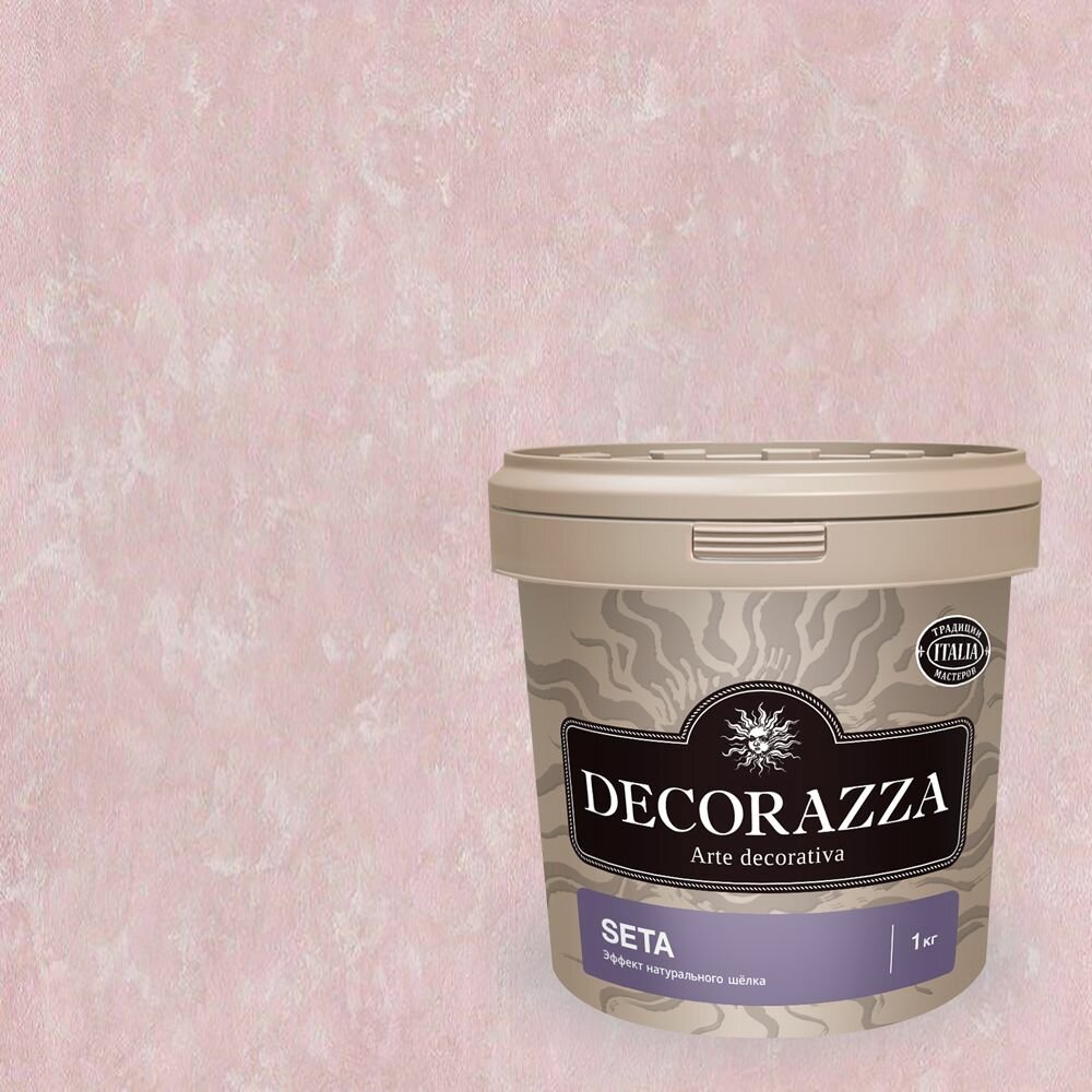 Декоративная штукатурка с эффектом натурального шелка Decorazza Seta (1кг) ST 11-21