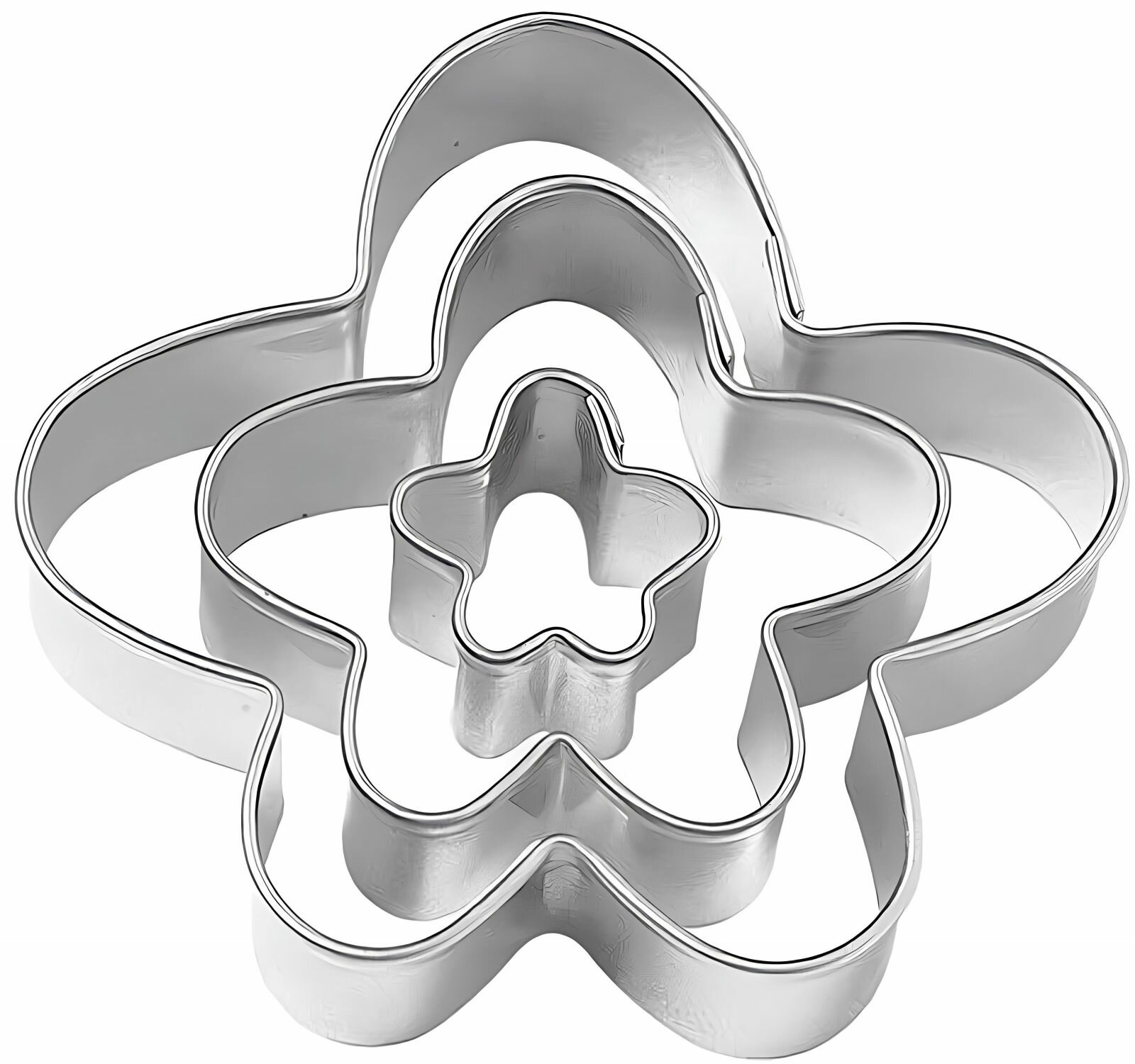 Набор форм кондитерских Wilton для вырезания, Смешной цветок, 3 шт (WLT-417-436)