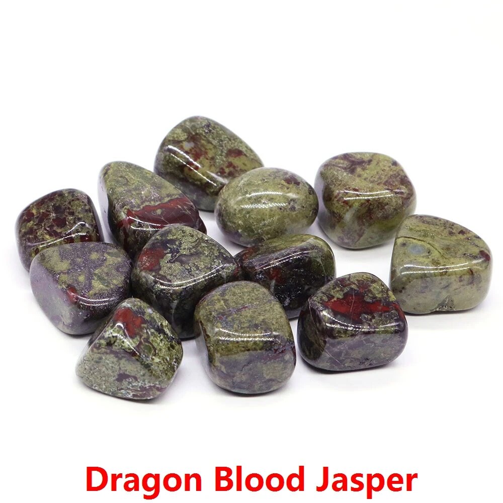 Хрустальный камень зебра яшма 100g, Dragon Blood Jasper
