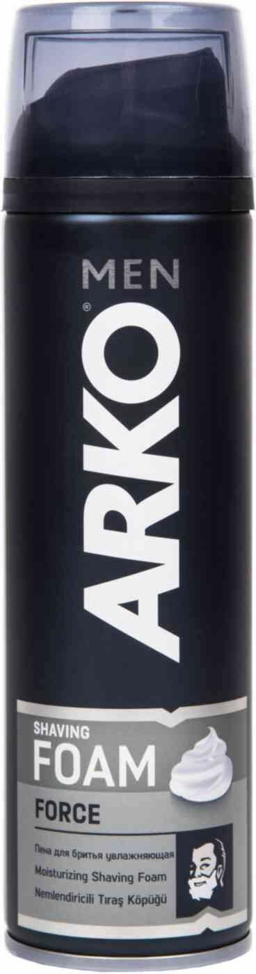 Пена для бритья увлажняющая Arko Men Force, 200 мл, 1 шт