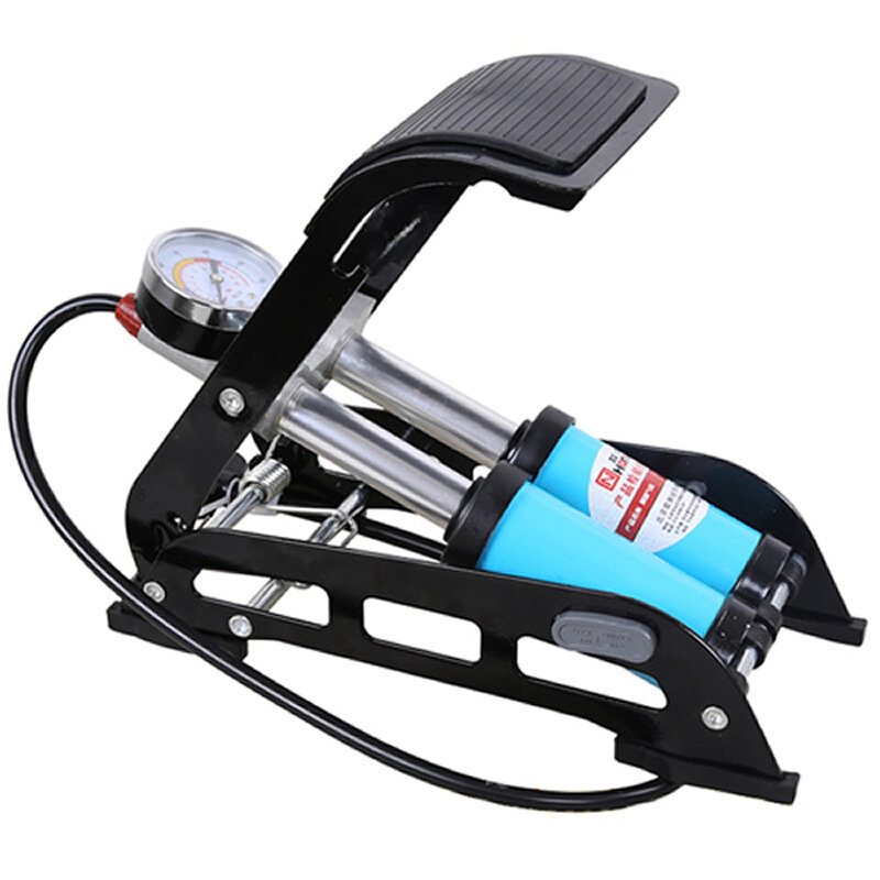 Насос воздушный Ou Nai 4411, двухцилиндровый, металлический, для автомобилей