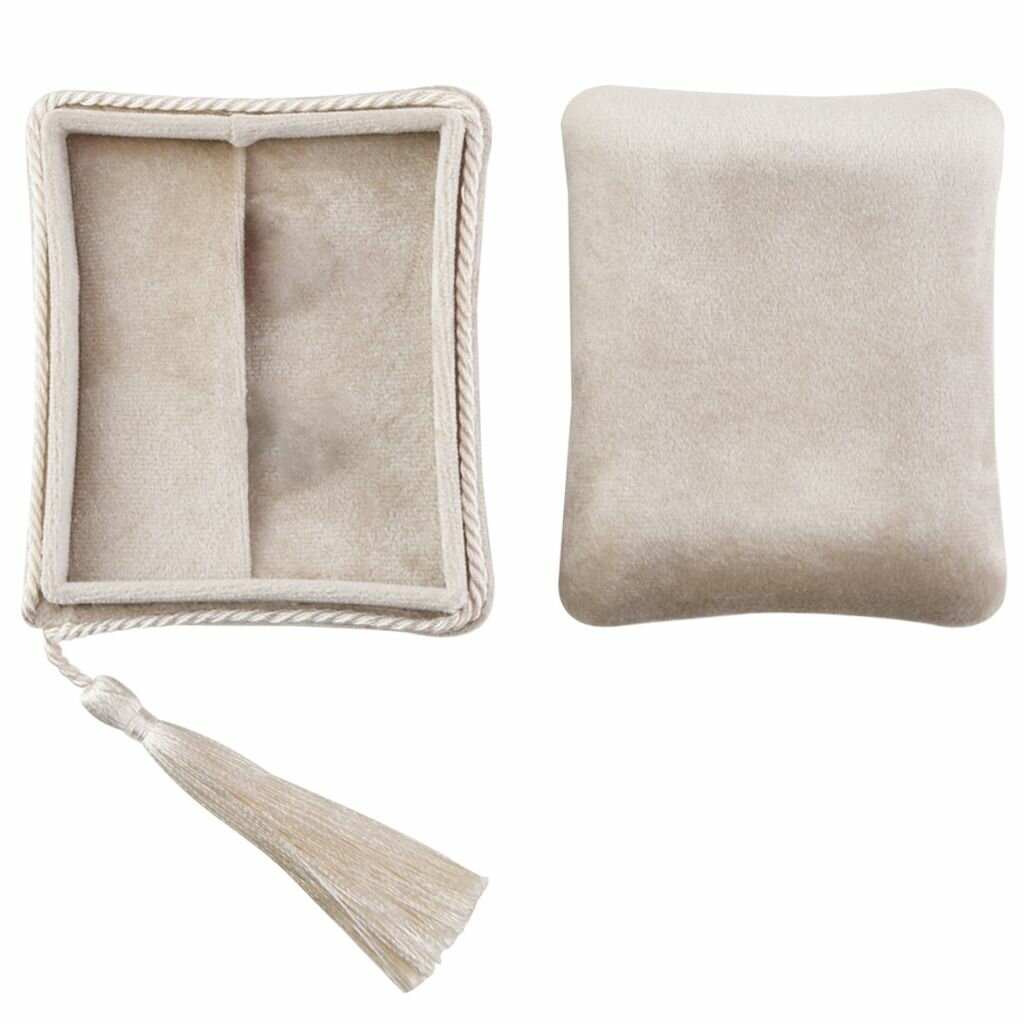 Бархатистая шкатулка для драгоценностей, портативный дорожный футляр-органайзер с многослойными отделениями колец, ожерелий, сережек