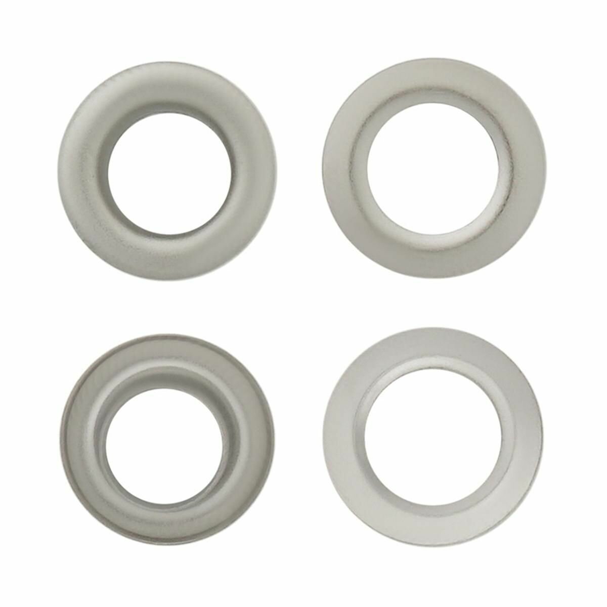 Люверс для одежды BIG D 6 мм, металл, серебристый, 100 шт (06 5213/14)