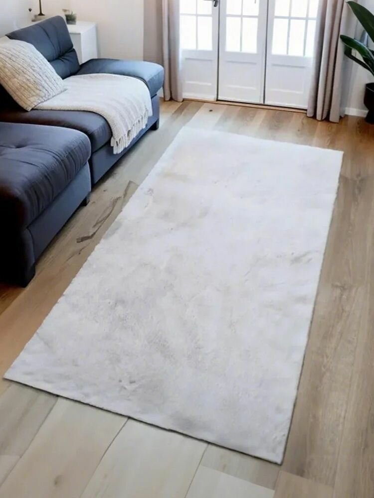 Ковер, материал из искусственного кроличьего меха, мягкий и удобный, замшевое нескользящее дно, может использоваться в спальне гостиной детской комнате 200x300CM